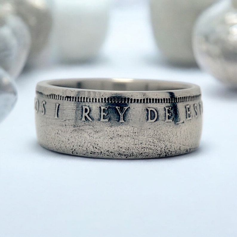 Man Spain Coin Ring, Unique Spain Ring Man, Vintage Coin Ring Spain ...