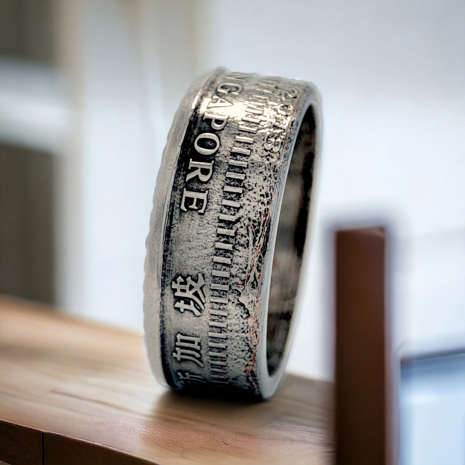 Coin Ring Singapore, Vintage Singapore Ring, Singapore Ring, Singapore ...
