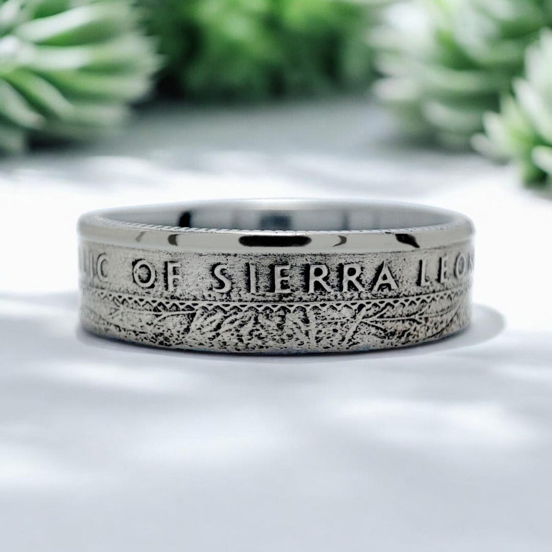 Ring Coin Sierra Leone, Sierra Leone Ring, Sierra Leone Ring Woman ...