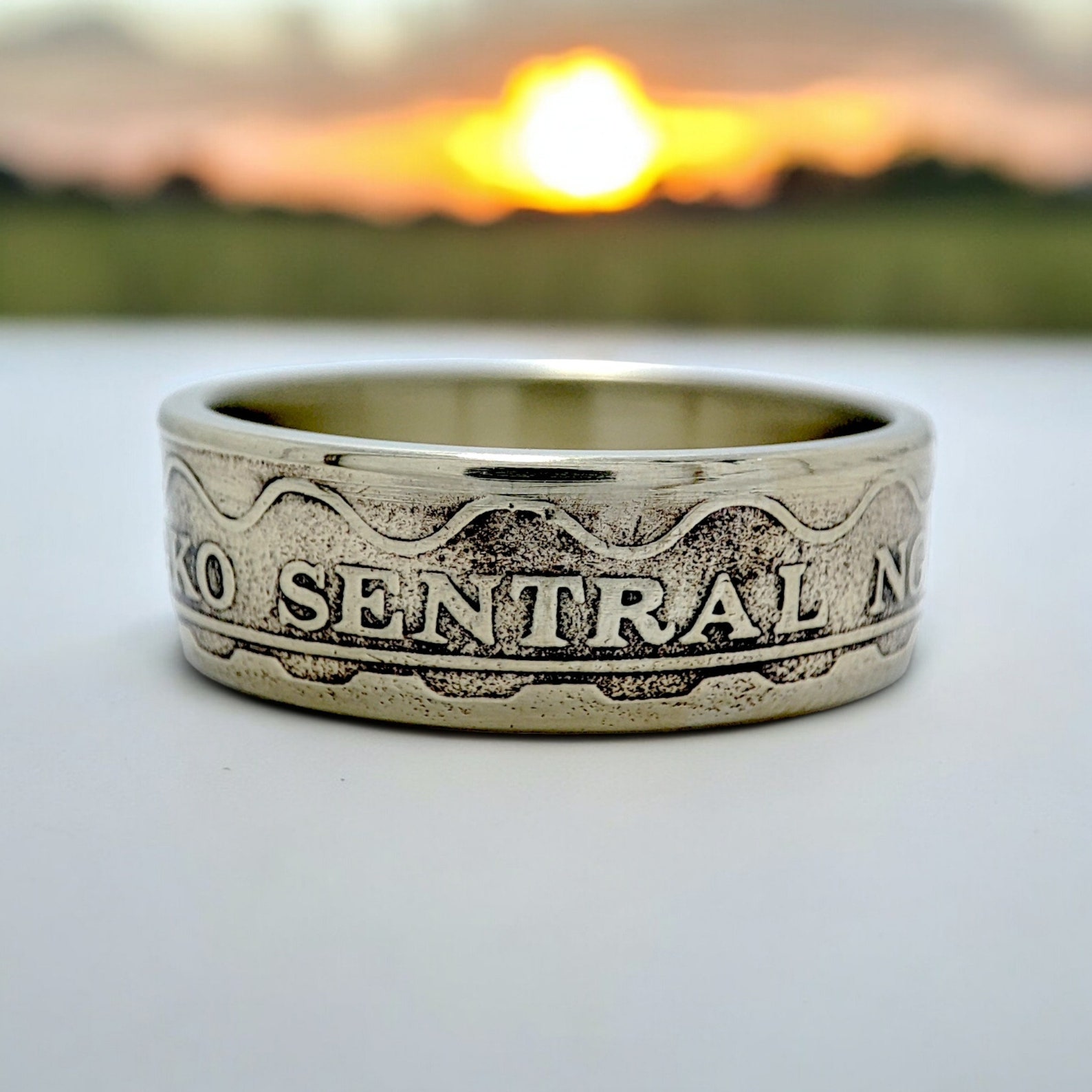 Philippines Ring Man, Philippines One Peso Ring, Vintage Philippines ...