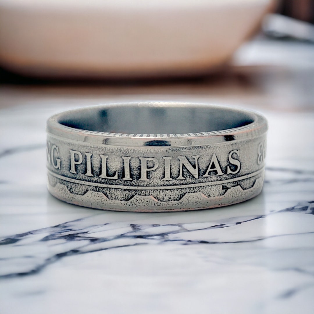Philippine Peso Ring, Traditional Philippines Ring, Ring Philippines ...