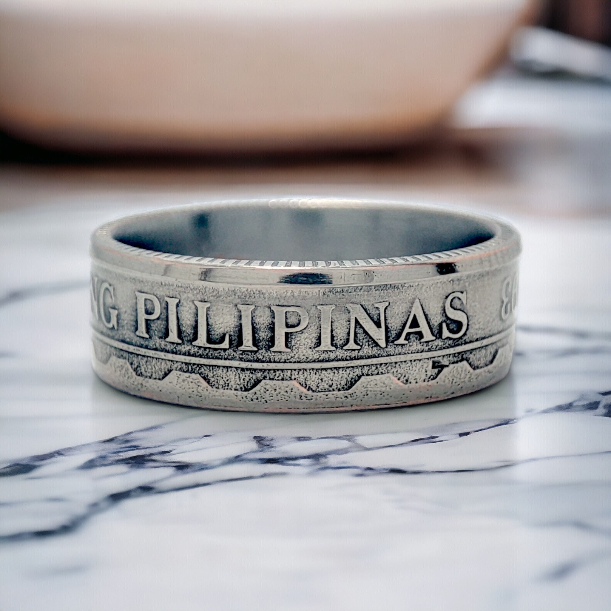 Philippine Peso Ring, Traditional Philippines Ring, Ring Philippines ...