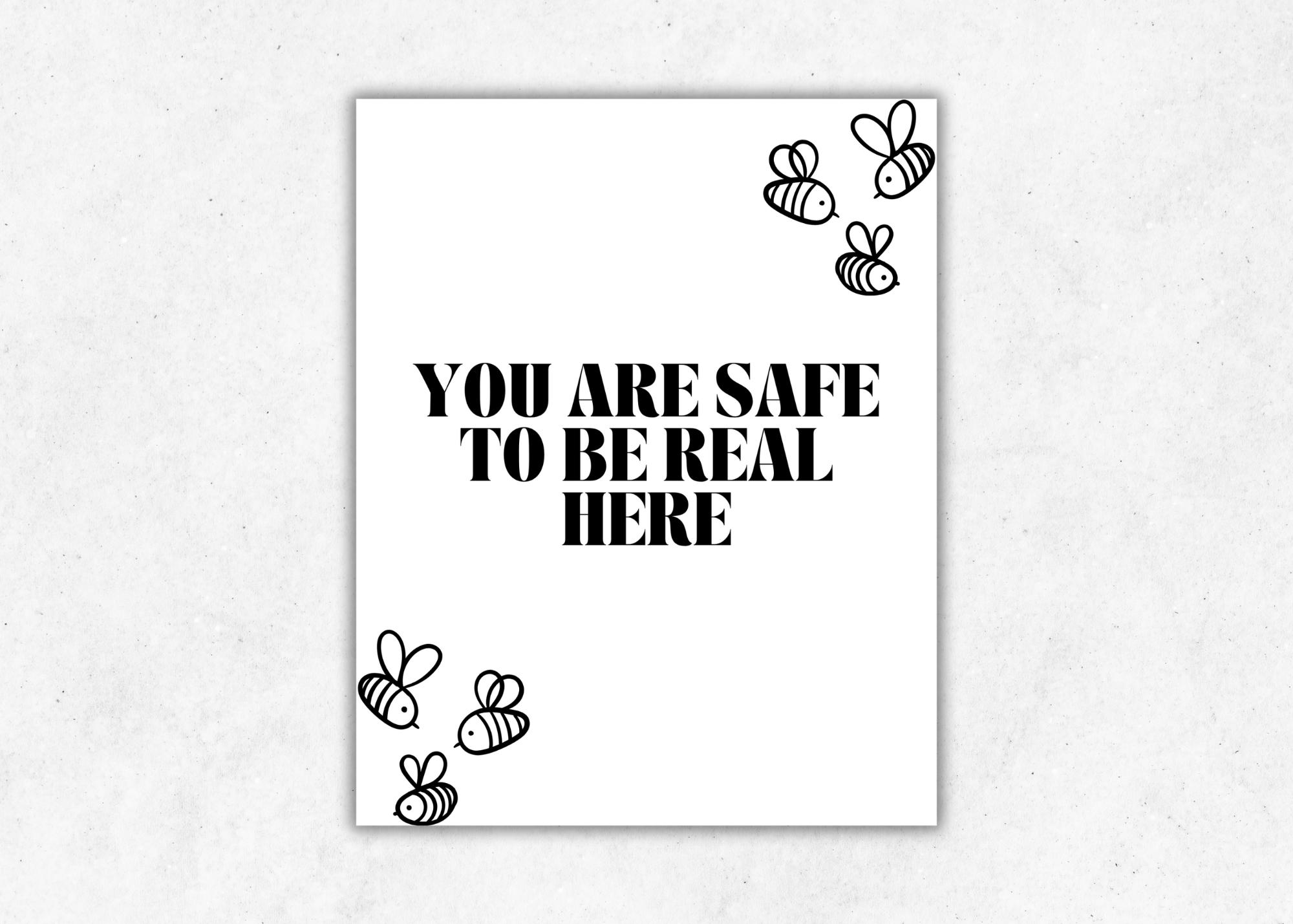 Black and White Classroom Posters: Gen Z Affirmations (digital Download ...