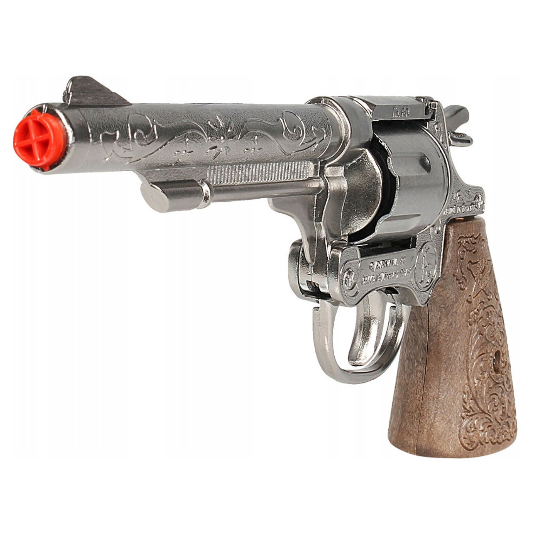 Metal 8-shot Percussion Revolver Realistic High-quality Cowboy Toy Gun ...