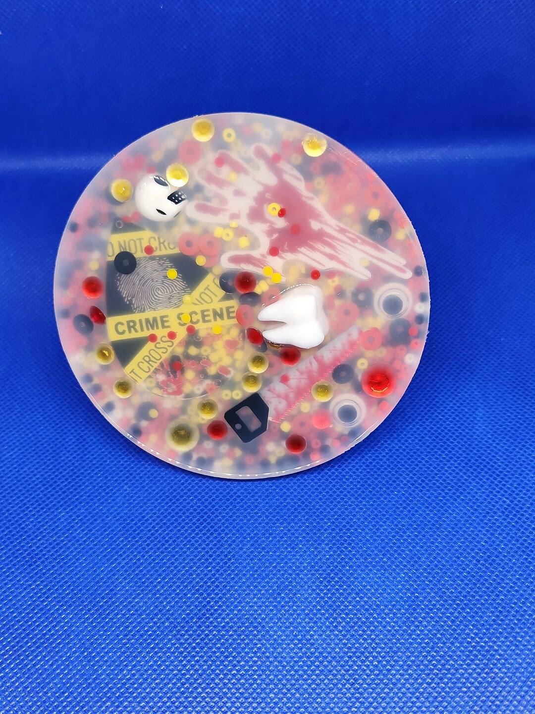 Large True Crime fingerprint Themed Picky Pad Picking Pad to Pick, Peel ...
