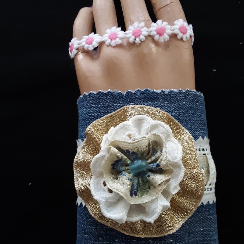 Textile Wrist Cuff - Etsy