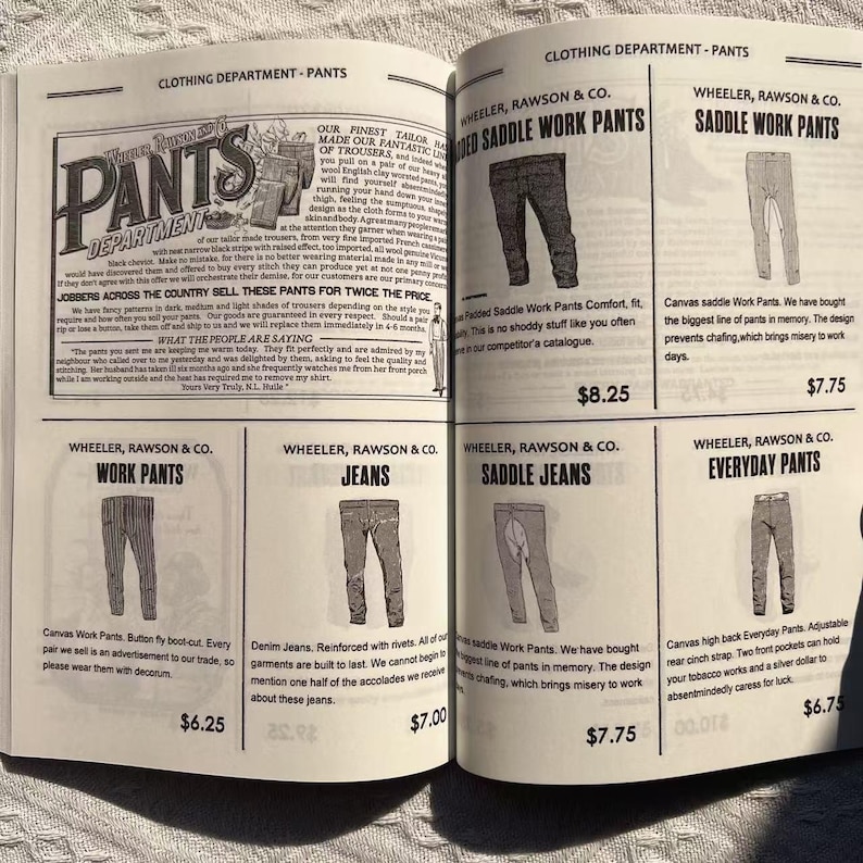 Wheeler Rawson & Co. Catalogue Replica B5 Size, 126 Pages, RDR2 ...