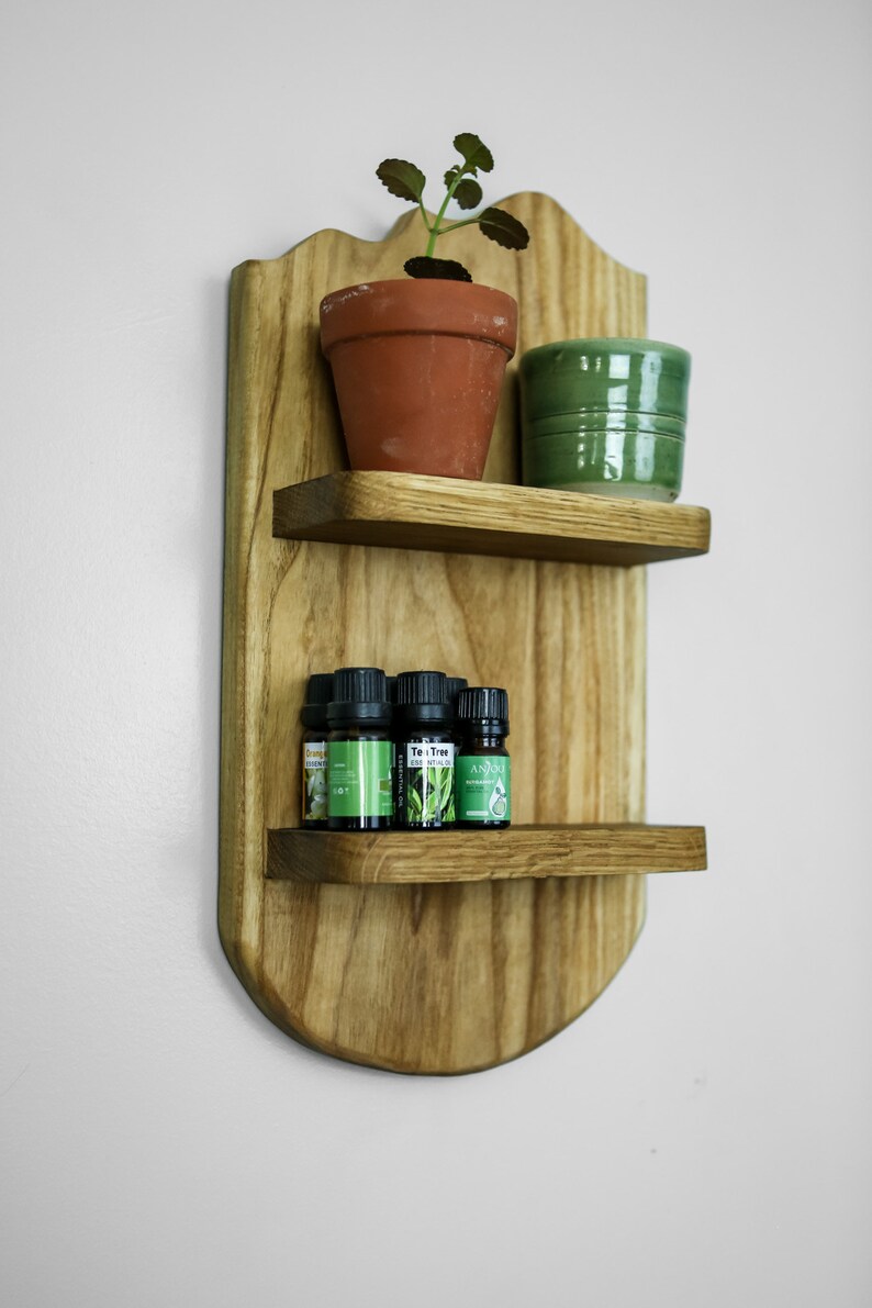 Custom Ash Wall Shelf Unit - Etsy