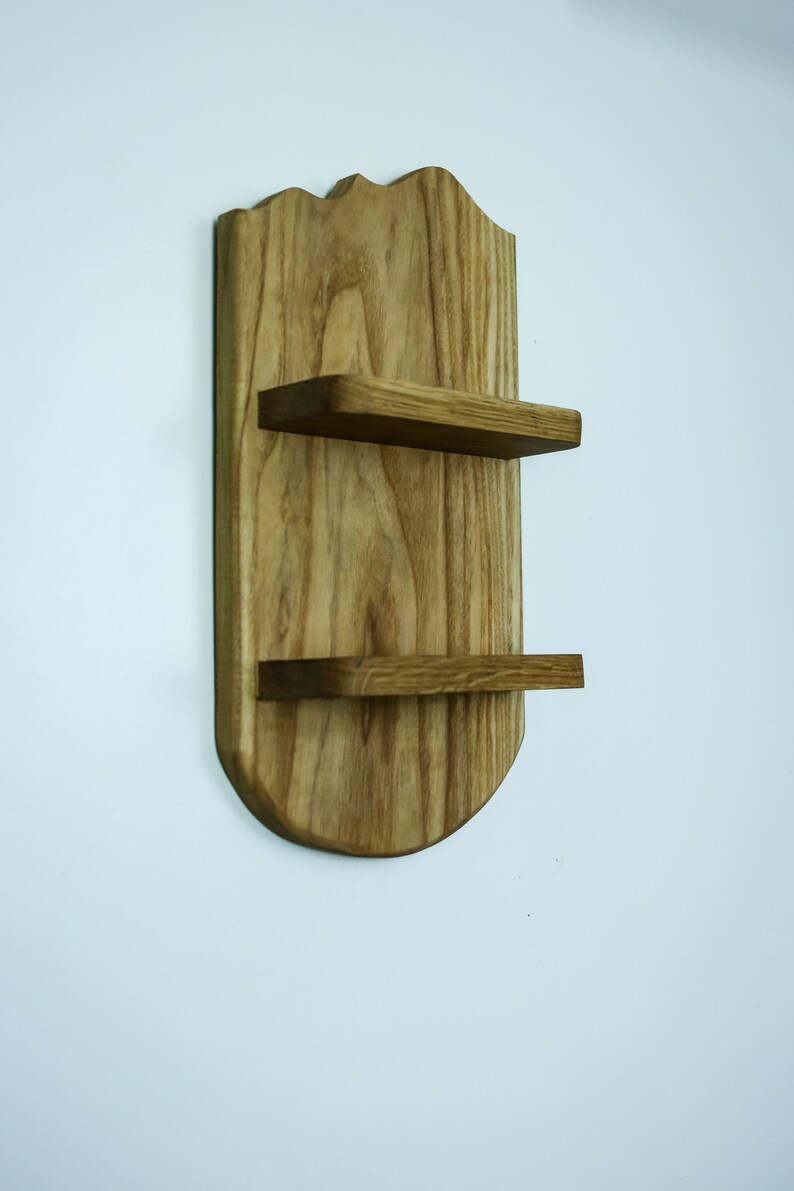Custom Ash Wall Shelf Unit - Etsy