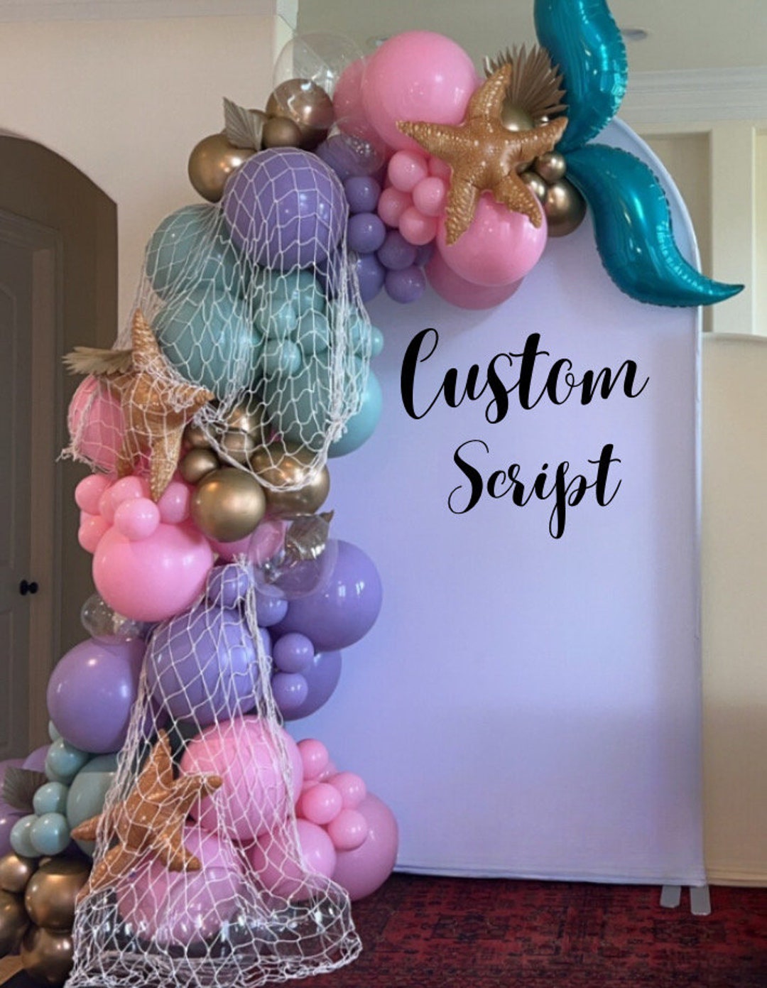 Custom Party Backdrop Sign - Party Sign - Decal - Custom Sign - Etsy