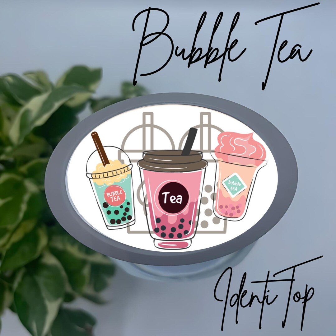 Bubble Tea Time, Bubble Tea, Easy Grip Career Title Bottle Cap ...