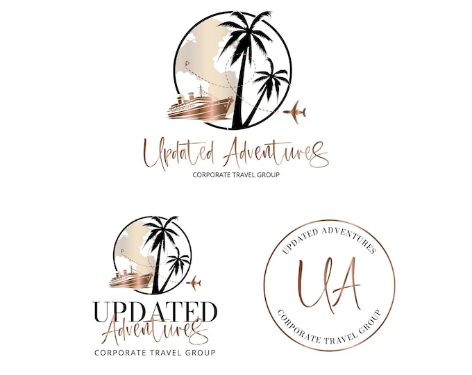 Travel Logo Design, Business Trip Logo Design, Travel Blogger, Travel ...