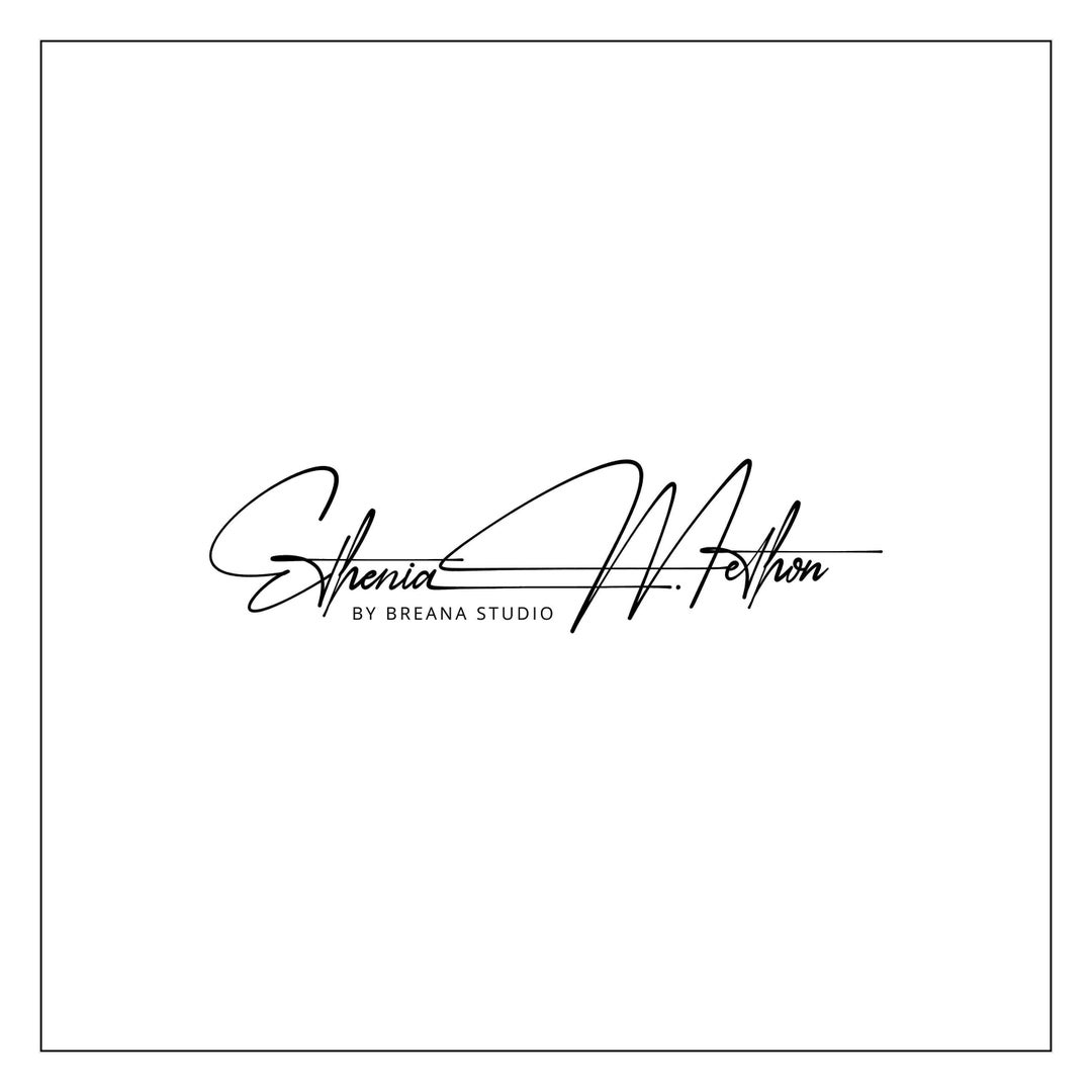 Signature Name Logo Design, Handwritten Logo, Digital Signature, Family ...