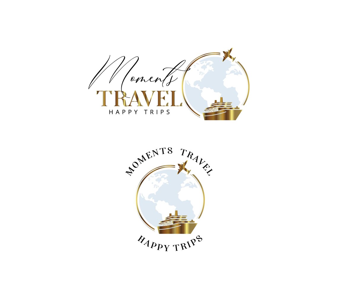 Globe Travel Logo, Travel Agent Logo, Logo Design, Travel Agency Logo ...