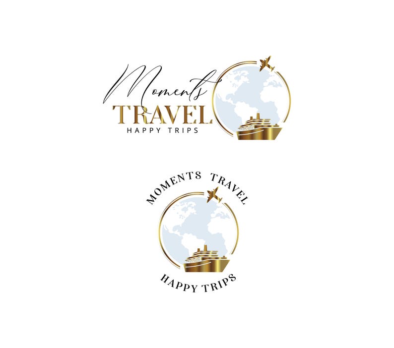 Globe Travel Logo, Travel Agent Logo, Logo Design, Travel Agency Logo ...