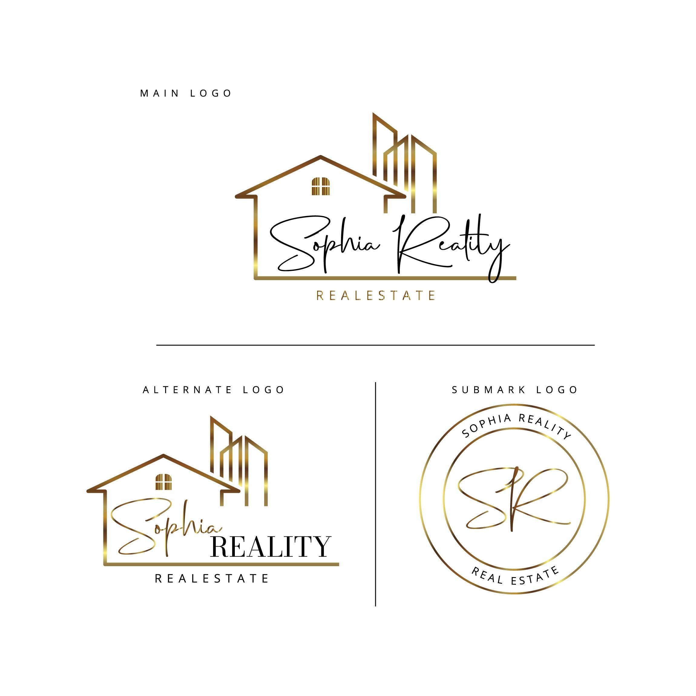 Premade Real Estate Logo Design, Premade Logo Design, Realtor Logo ...