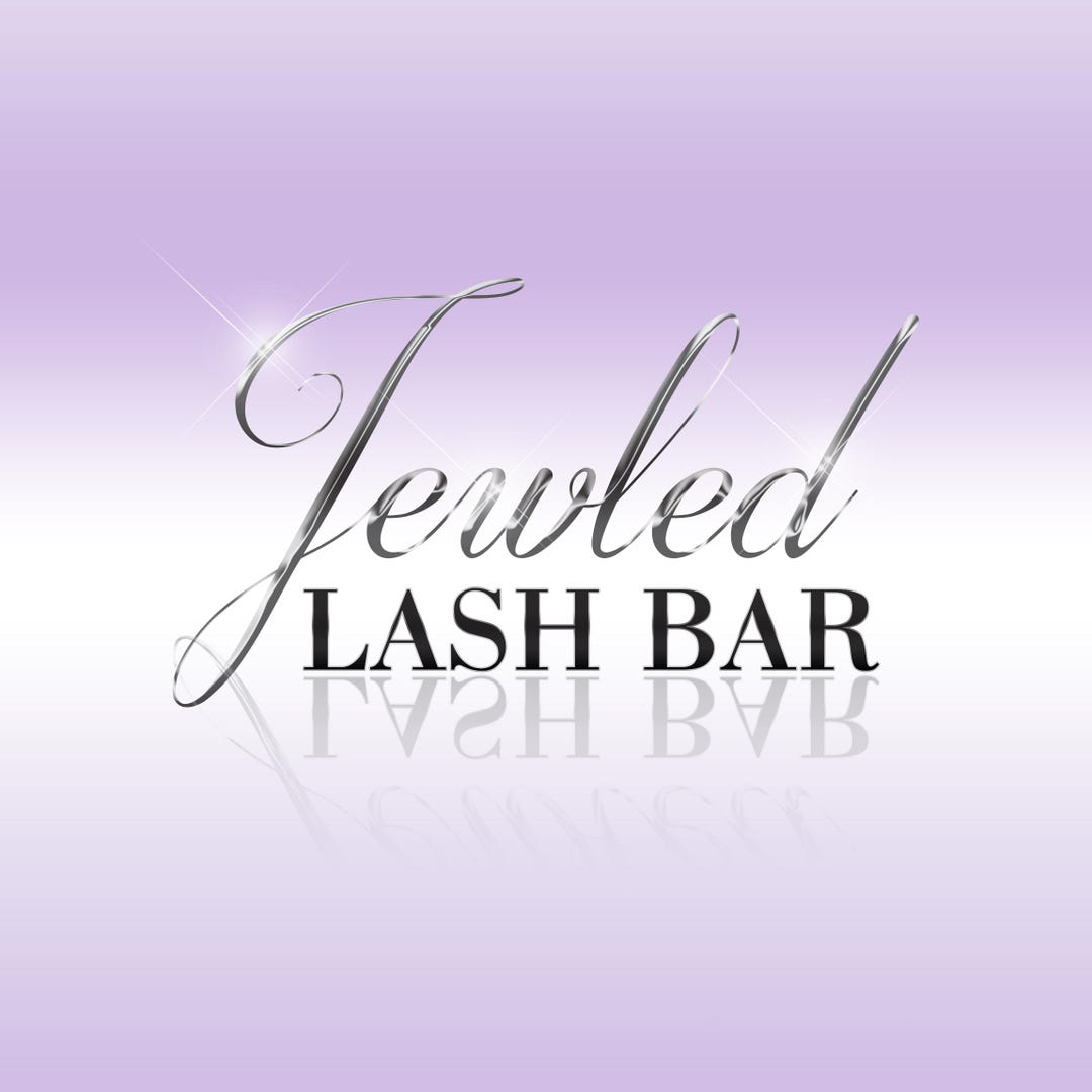 Silver and Black Beauty Logo, Sparkle Logo Design, Salon Logo, Premade ...