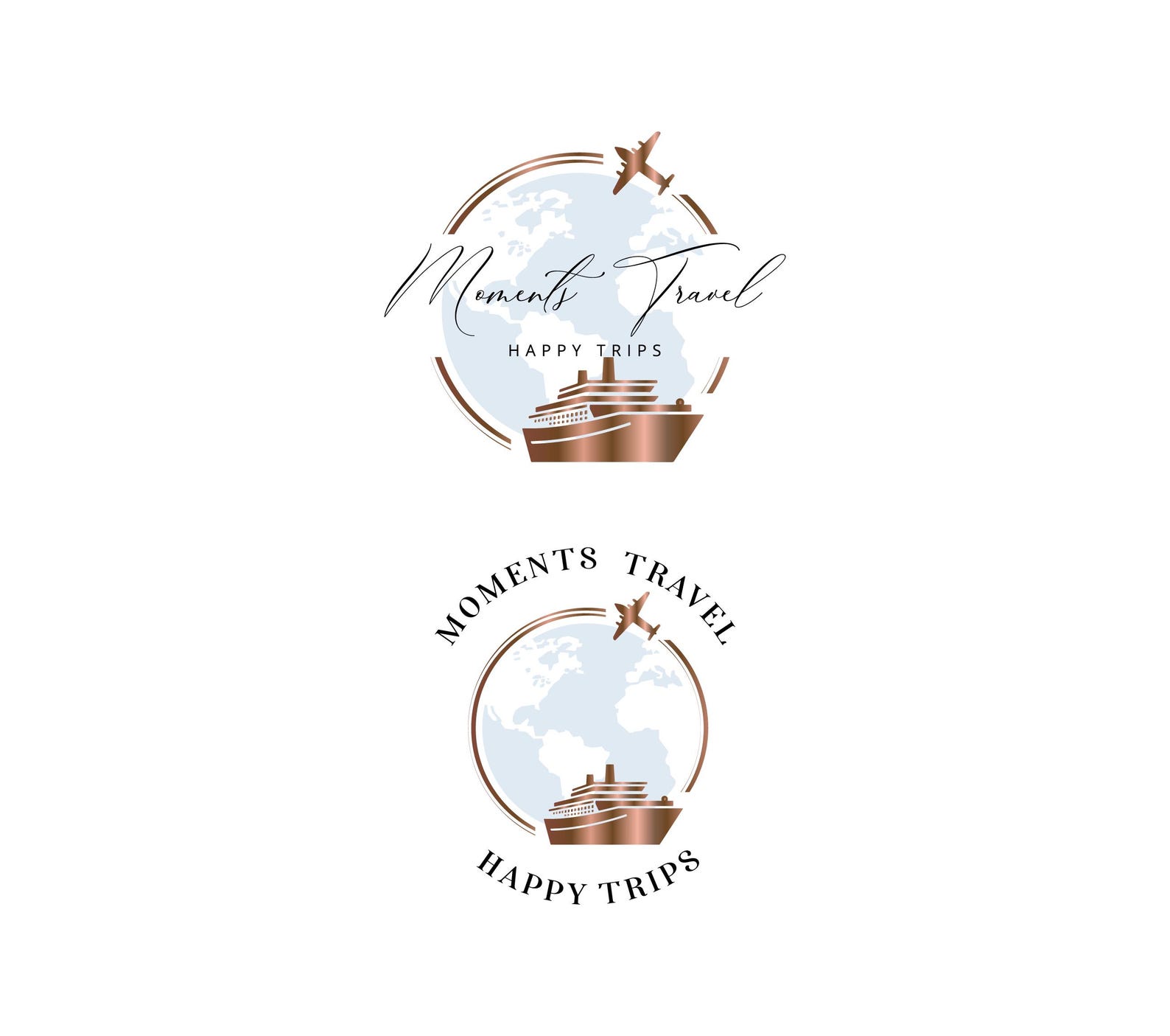 Globe Travel Logo, Travel Agent Logo, Logo Design, Travel Agency Logo ...