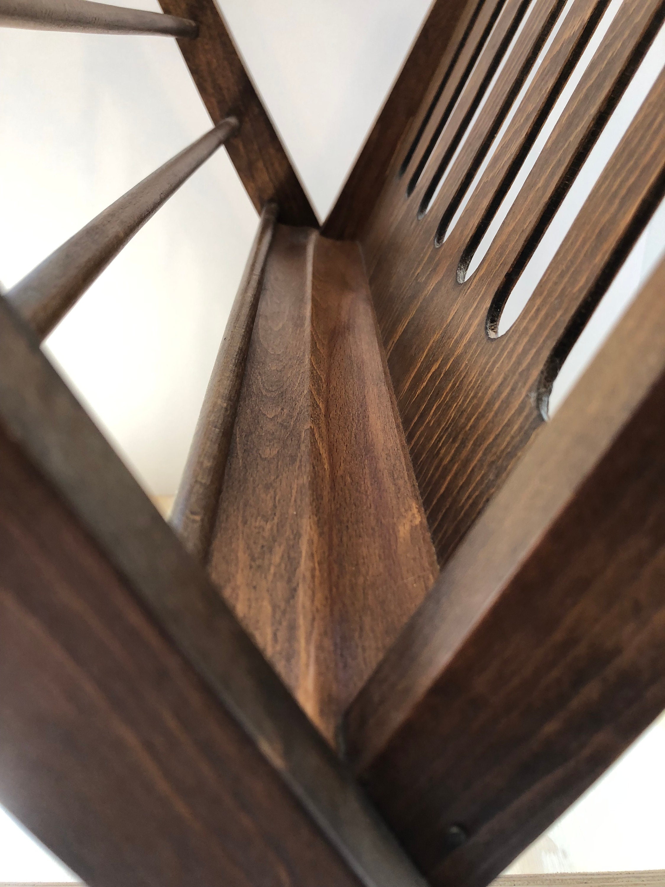 MCM MAGAZINE RACK Teak Folding Record Stand by Niko Kralj - Etsy