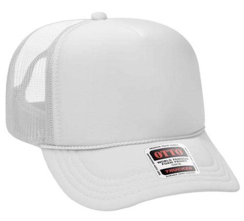 YOUTH Blank Otto Hats, High Profile Foam Otto Hats, Trucker Hat, Otto ...