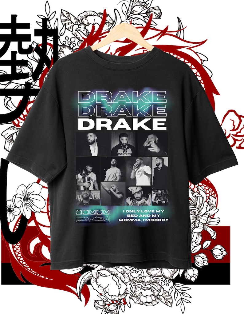Drake T-shirt Design, Instant Download and Ready to Print, Rapper ...