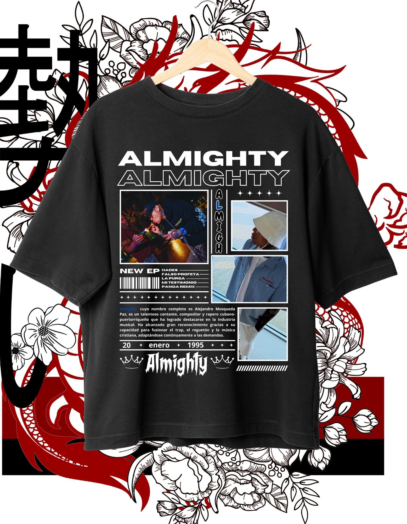 Almighty T-shirt Design, PNG Digital, Almighty Tour PNG, Eight, Jesus ...