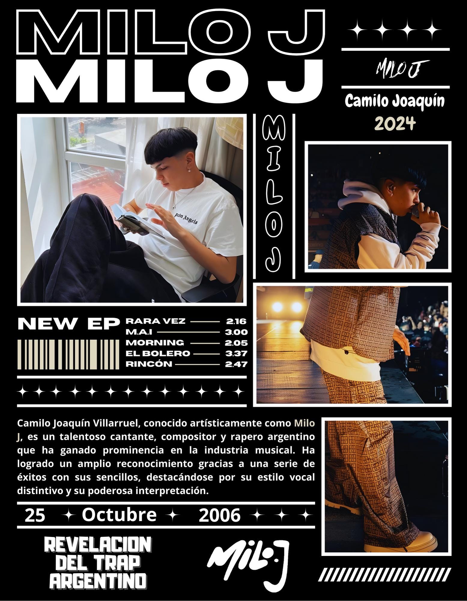 Diseño de camiseta de Milo J, Descarga instantánea y lista para ...