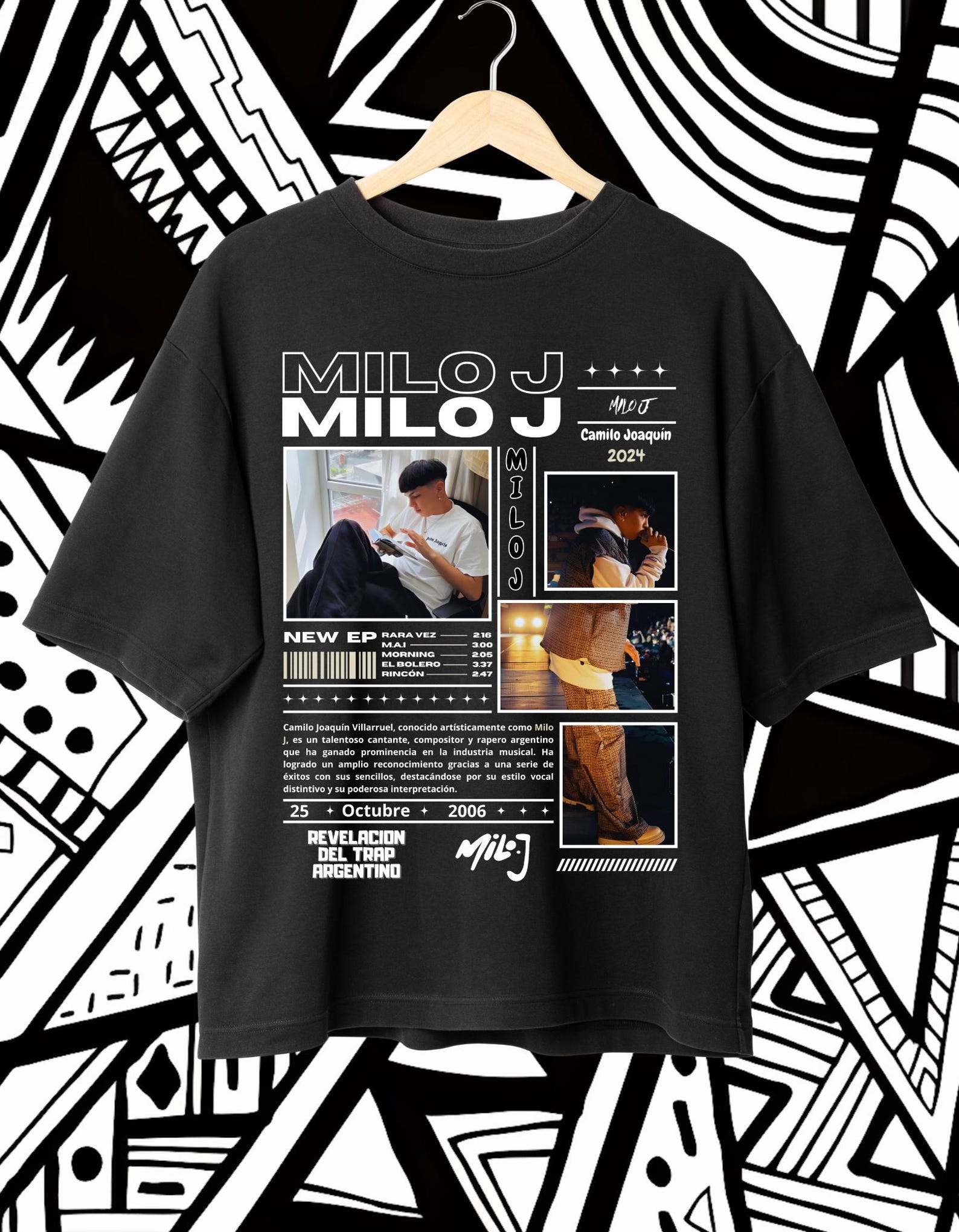 Diseño de camiseta de Milo J, Descarga instantánea y lista para ...