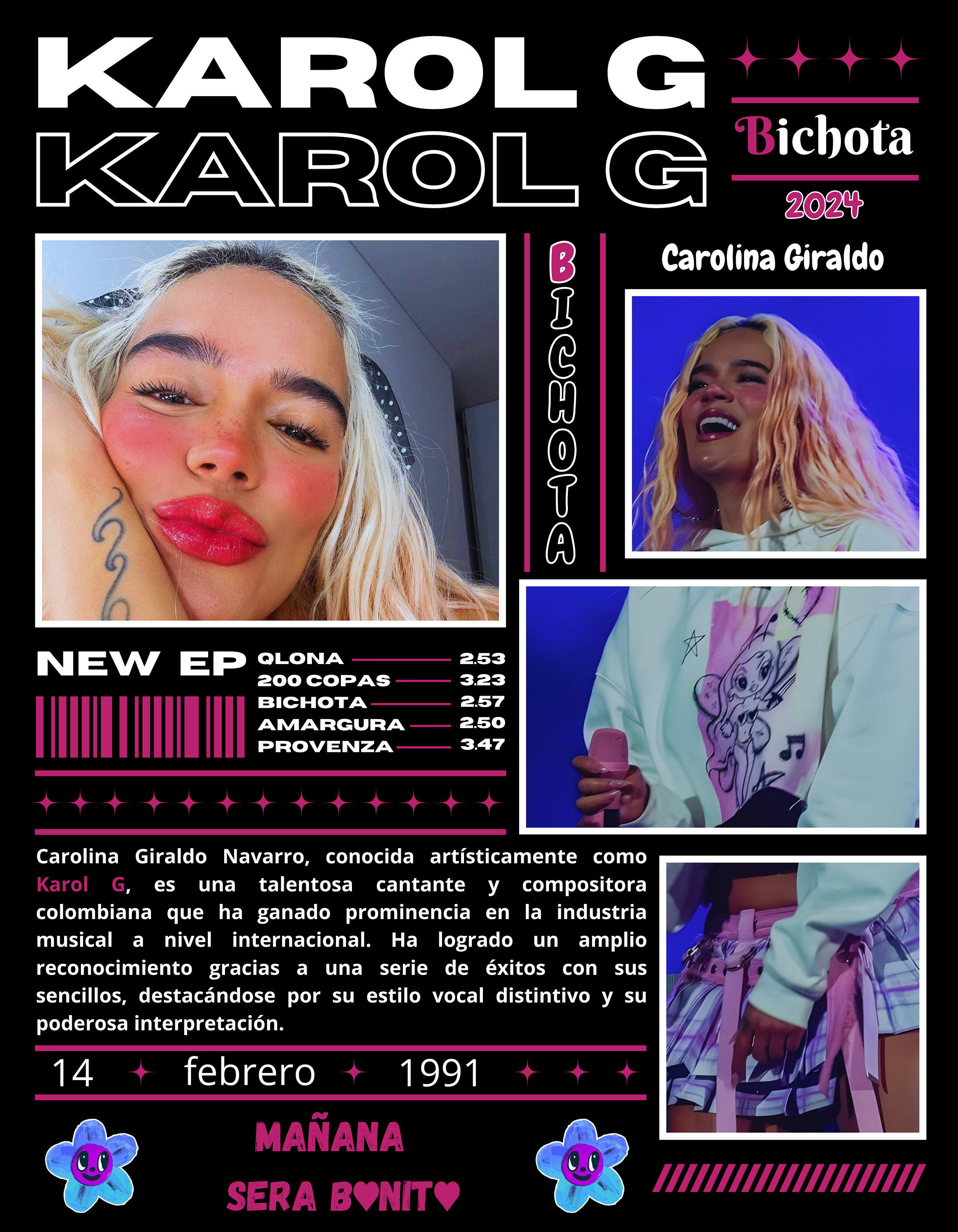 Karol G T-shirt Design, Digital PNG, Karol G Tour PNG, Bichota, Manana ...