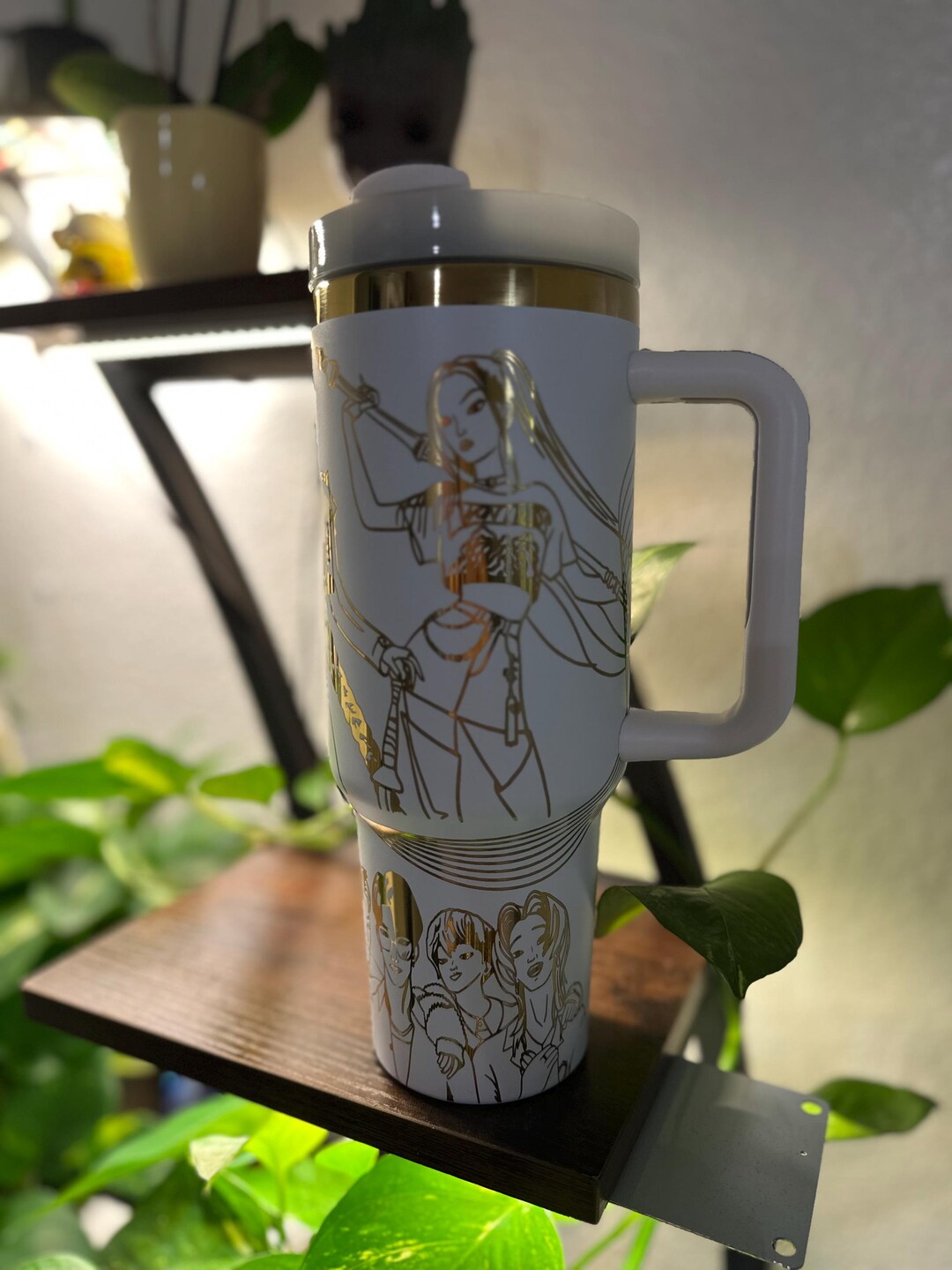 K-pop Demon Hunters Minimalistic 40oz Laser Engraved Tumbler - Etsy