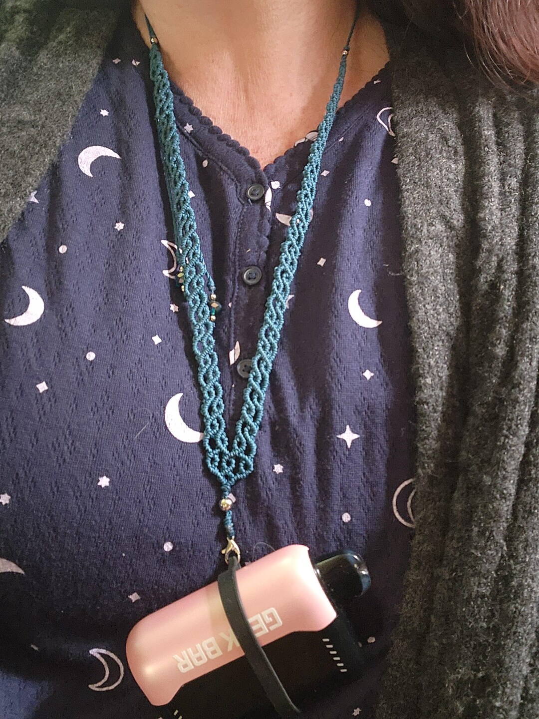 Teal Lanyard for Vape or More - Etsy