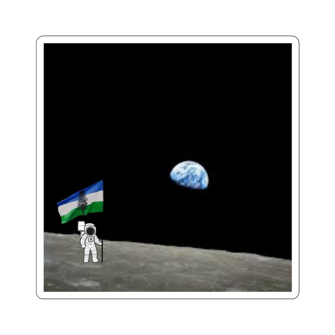 Cascadia Space Sticker, Minimalist Vinyl Decal - Etsy