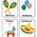 Topic Fiesta (party) Spanish and English /16 Flahscards & 1 Coloring ...