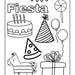 Topic Fiesta (party) Spanish and English /16 Flahscards & 1 Coloring ...