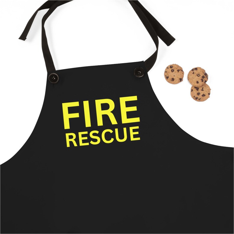 Firefighter Apron, Fire Rescue Personalized Cooking Gear, Firefighter ...