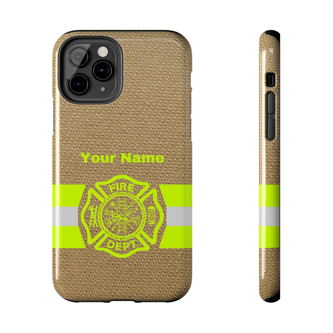 Firefighter Personalized Phone Case - Custom Tough iPhone Case ...