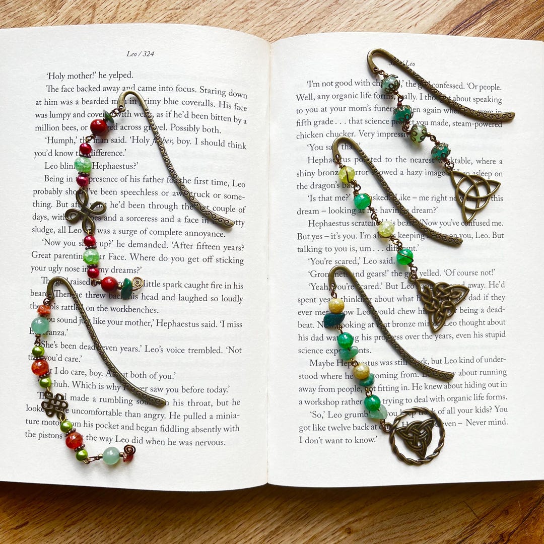 Handmade Irish Celtic Knot Bookmark: Pagan Reading Accessory, Irish ...