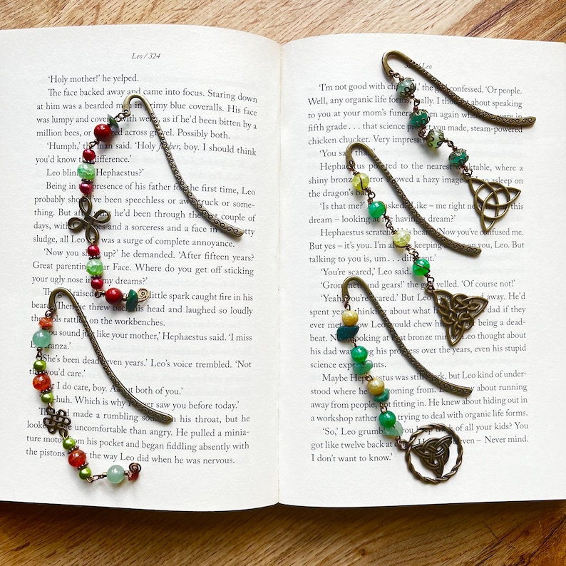 Handmade Irish Celtic Knot Bookmark: Pagan Reading Accessory, Irish ...