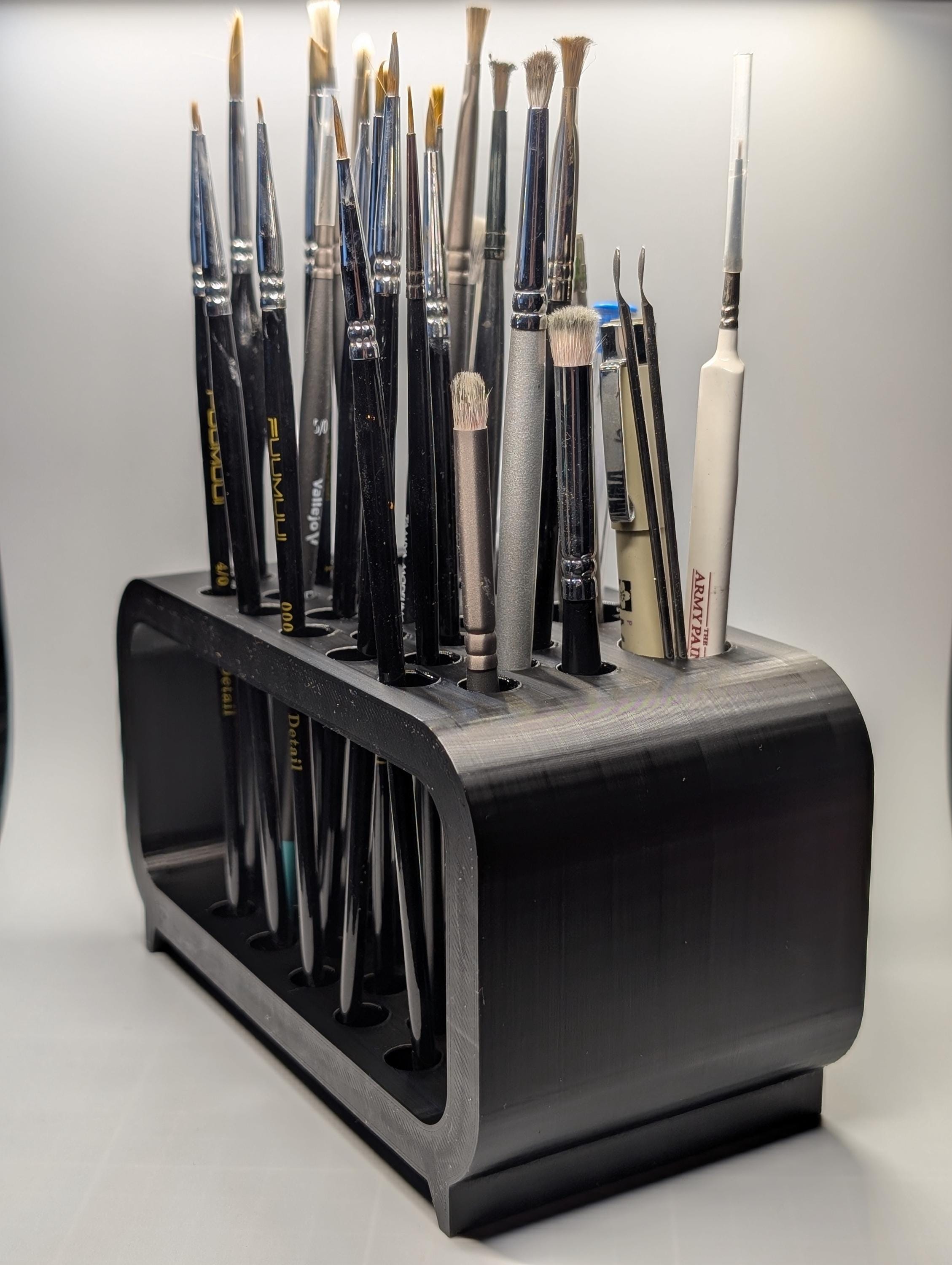 Stylish Brush Holder – Organizer for Artists, Painters, and Hobbyists ...