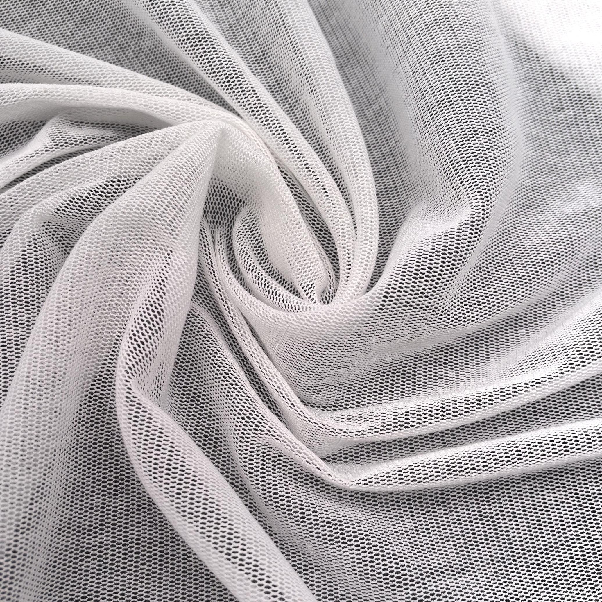 Small Circle Organic Cotton Mesh, 100%cotton Soft Mesh Lace, White ...