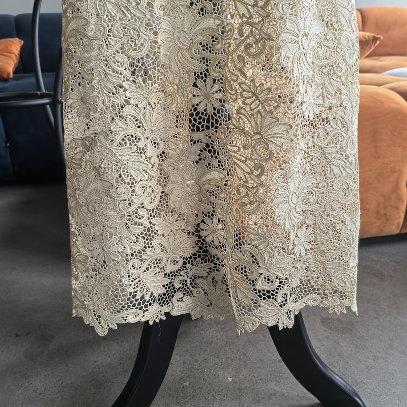 Yellow Lace Fabric - Etsy