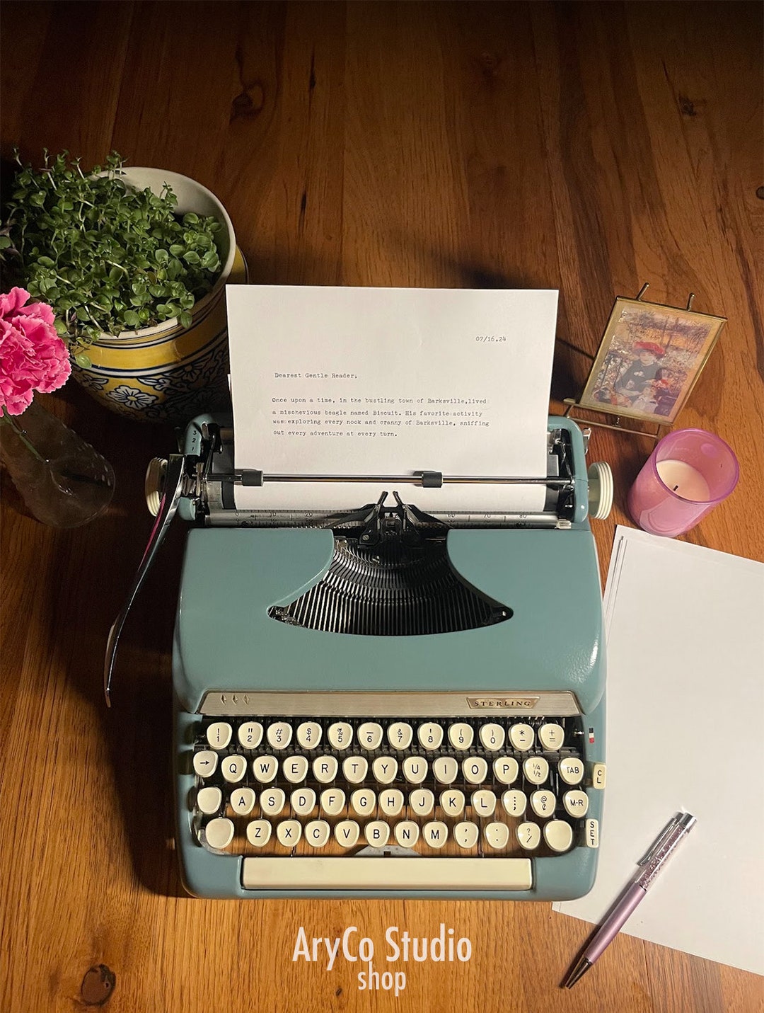 Custom Typewritten Letter - Etsy