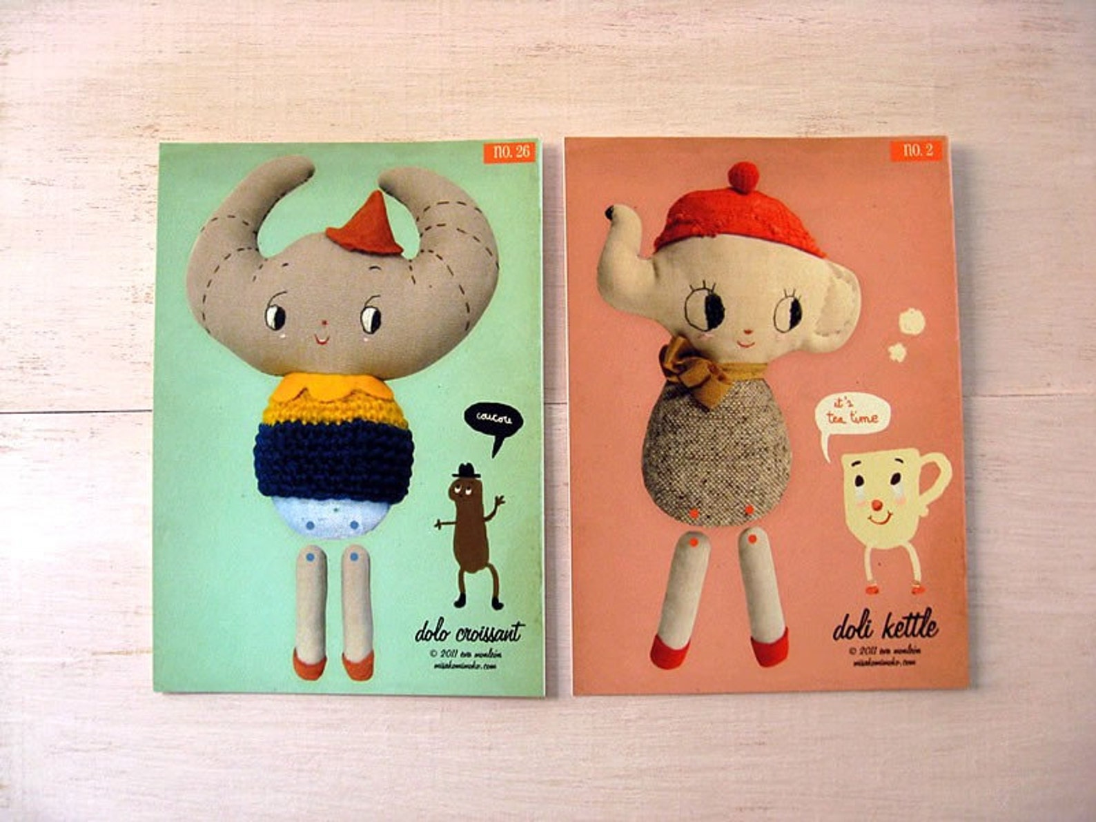 On Sale Croissant. DIY Paper Puppet. Dolo Croissant, Cut Out Paper Doll ...