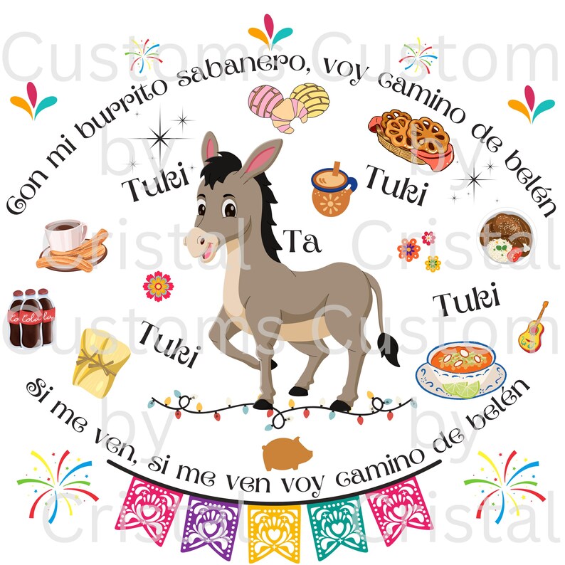 Mi Burrito Sabanero Png - Etsy