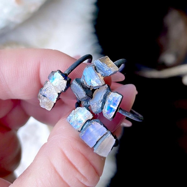 Raw Crystal Ring - Etsy