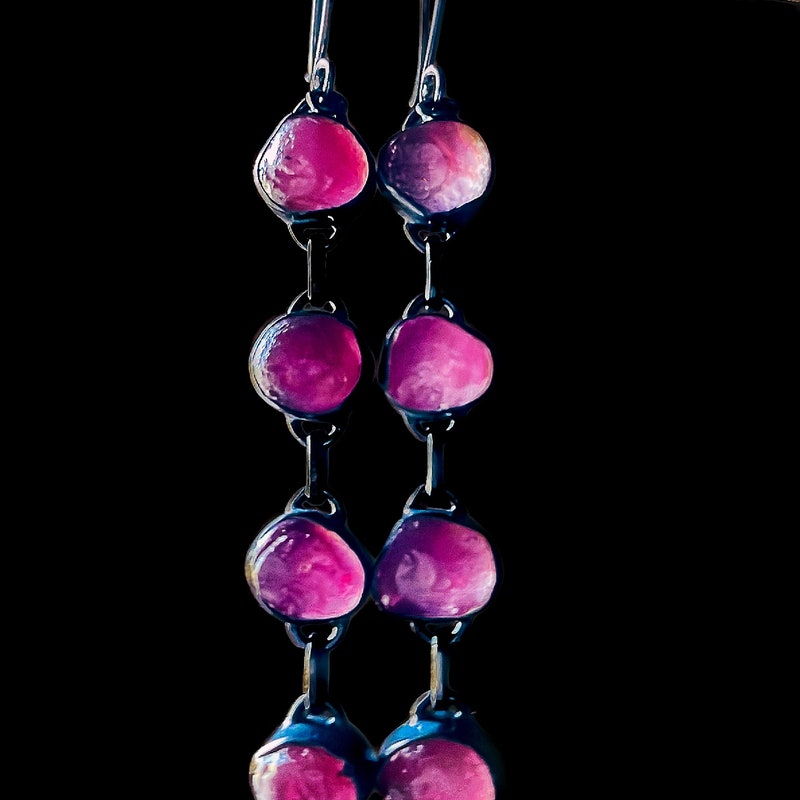 Ruby Earrings - Etsy