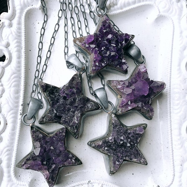Amethyst Star - Etsy