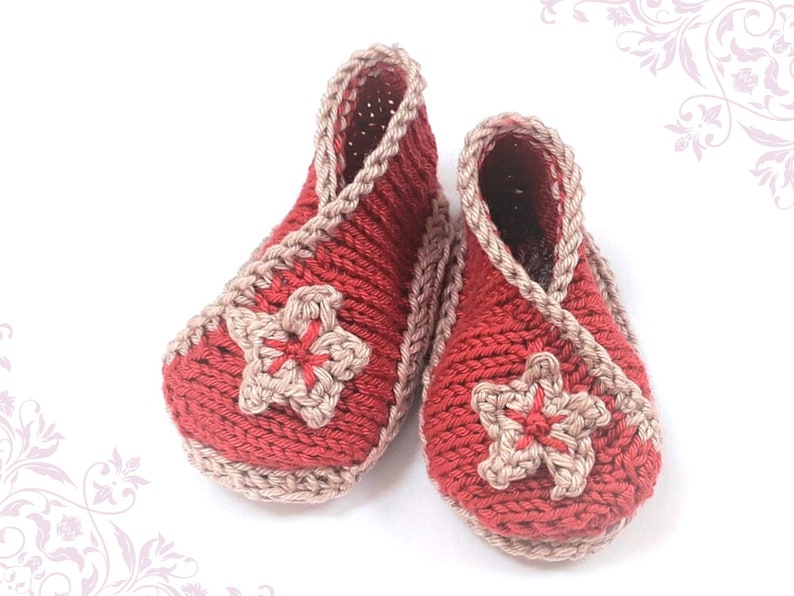 Knitting Pattern Baby Kimono Shoes Booties Baby Crossover Shoes 1 Size ...