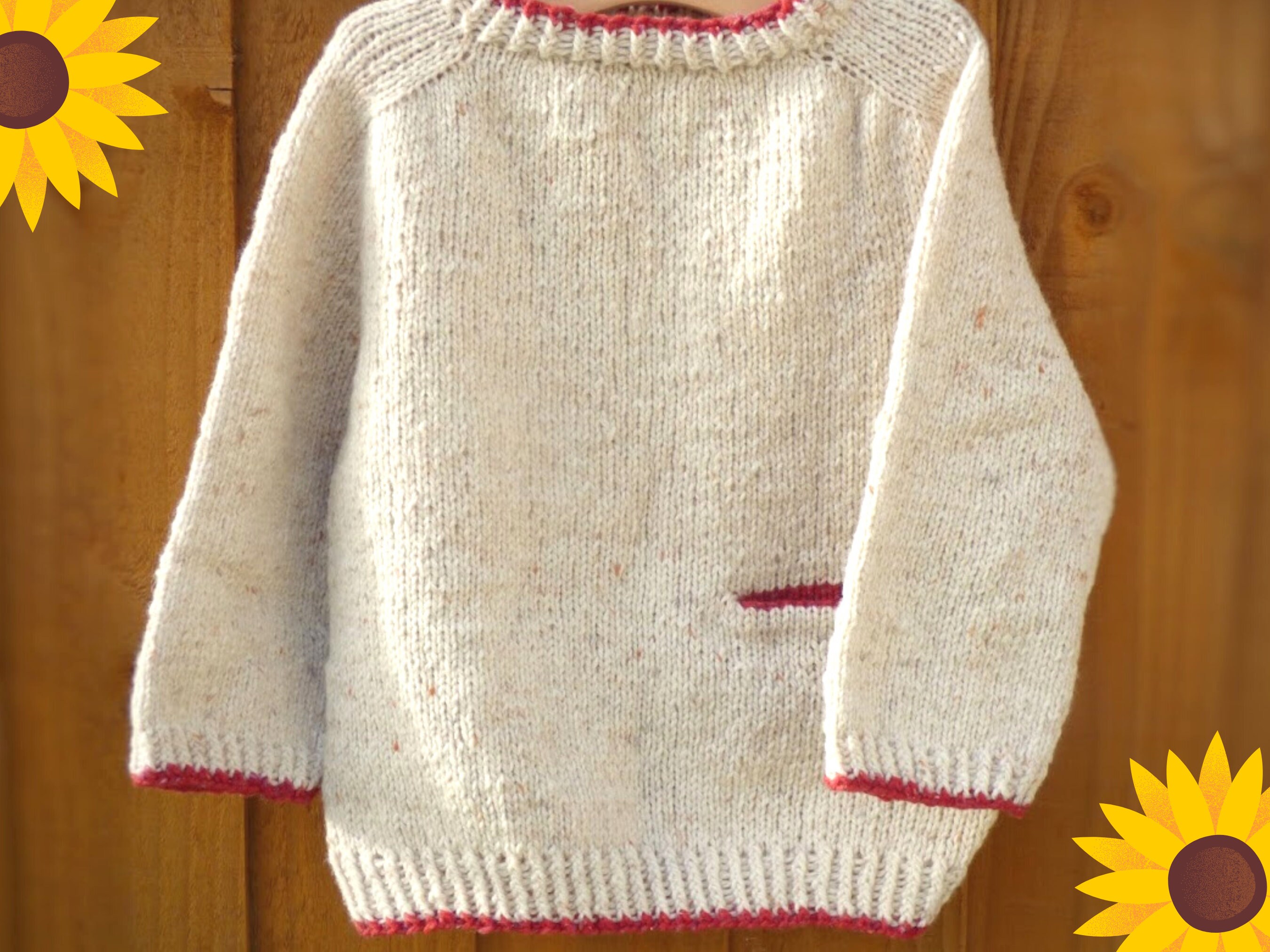 Knitting Pattern Top Down Sweater Jumper Barleycove for Children & Baby ...