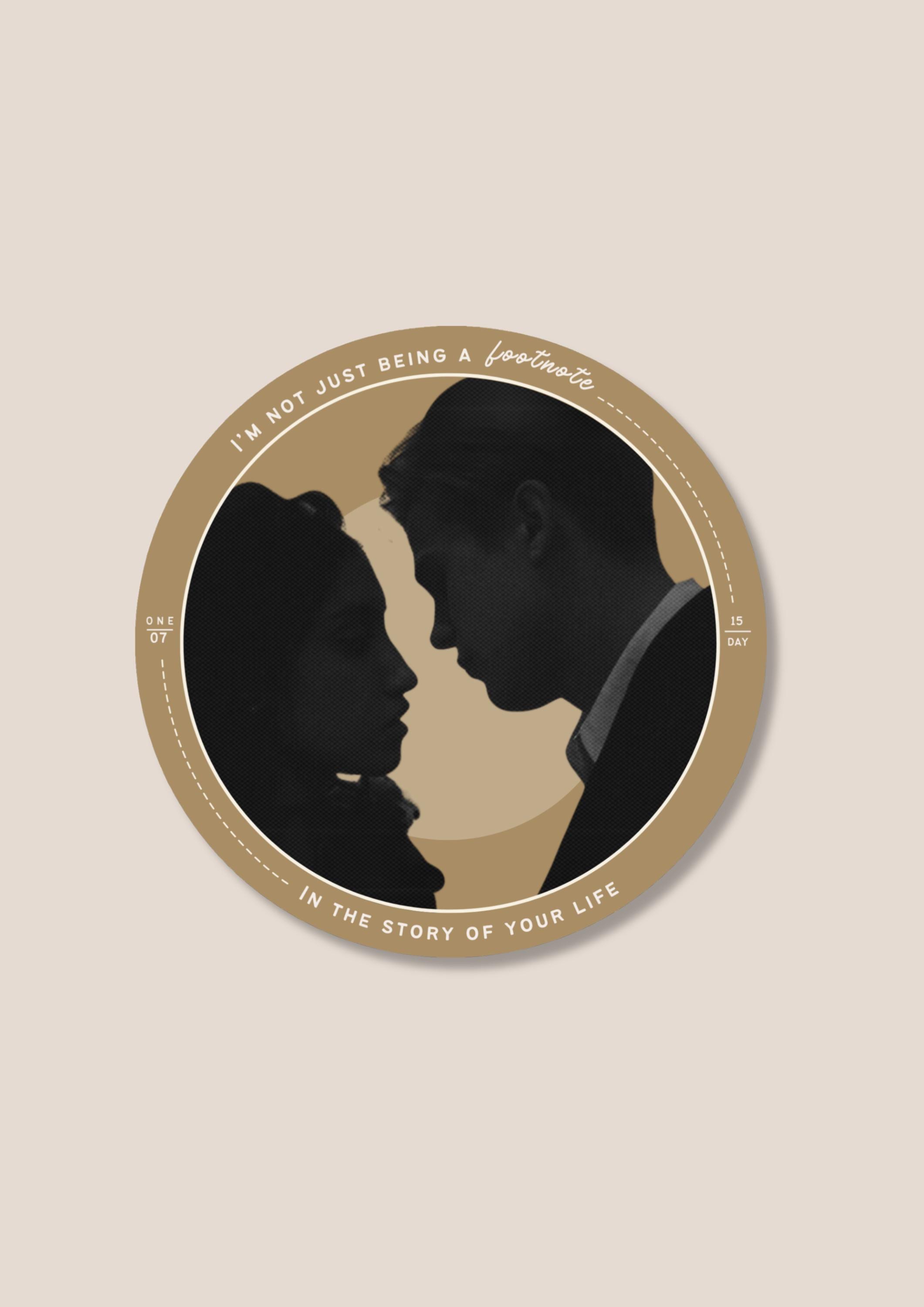 ONE DAY Dex and Emma one Day Netflix Show Vinyl Sticker Limited Edition ...